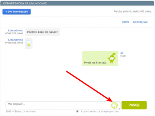 Probajte nove Limundo poruke